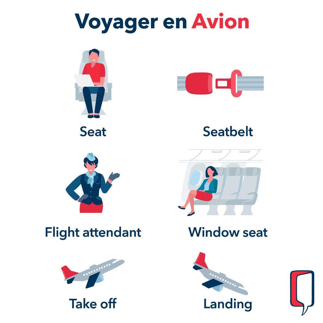 Prendre l'avion en anglais et réserver son billet